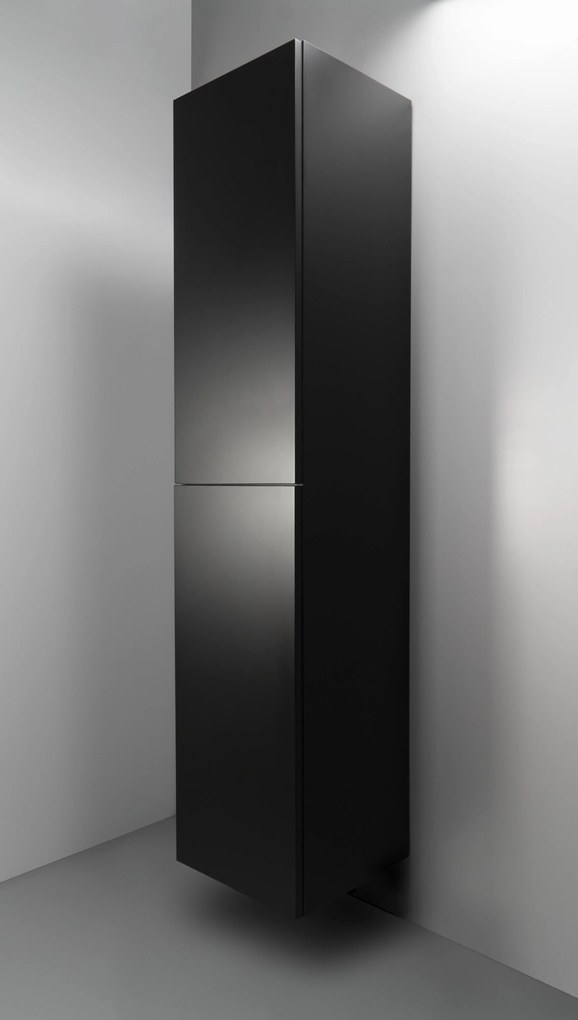Deante Prizma, vysoká závěsná skříňka 350x350x1600 mm, černá matná, DEA-SDI_NSL1
