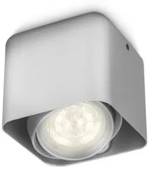 LED Stropní bodové svítidlo Philips Afzelia 53200/48/16 šedé 2700K