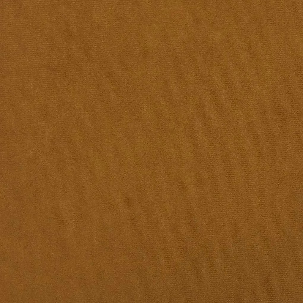 Podnožka hnědá 45x29,5x35 cm samet 341476