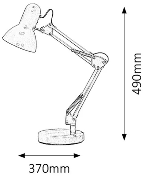 Rabalux 4178 - Stolní lampa SAMSON 1xE27/60W/230V