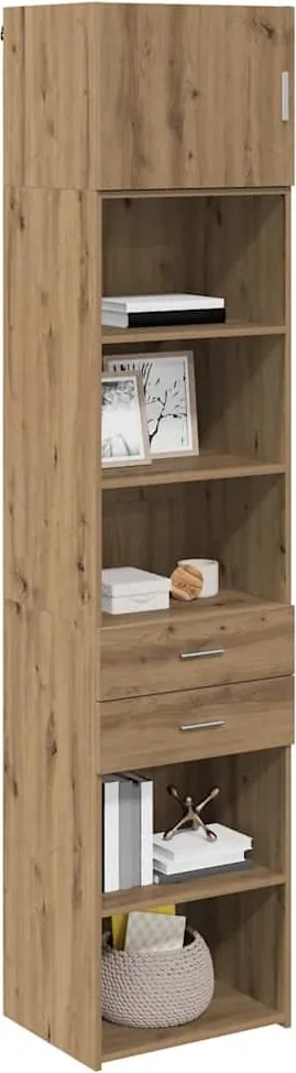 Vysoký bufet Artisanový dub 50 x 42,5 x 225 cm Kompozitní dřevo 3402816