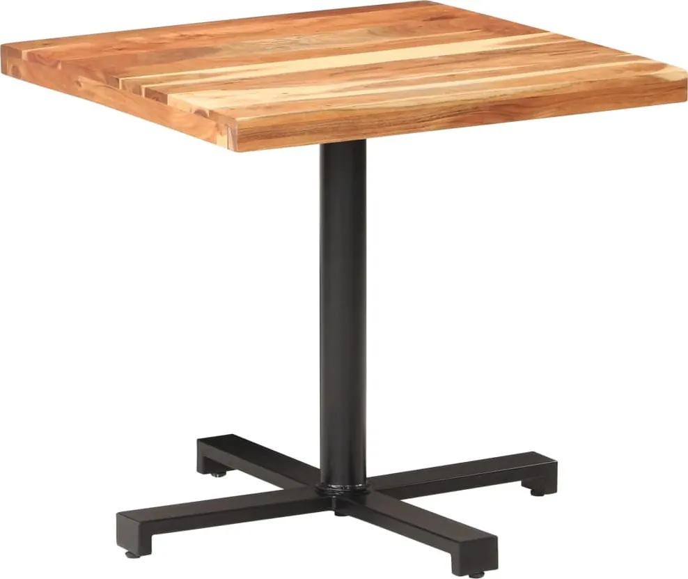 vidaXL Bistro stůl čtvercový 80 x 80 x 75 cm masivní akáciové dřevo [320280]