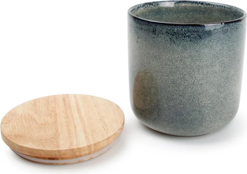 Kameninová dóza na potraviny Meridian – Salt&Pepper