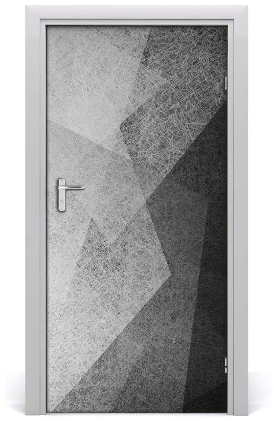 Fototapeta samolepící dveře abstraktní linie 85x205 cm