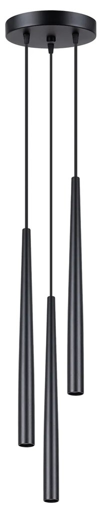 Sollux Lighting Závěsná lampa BLISS 3P černá
