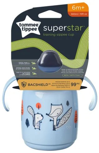 Tommee Tippee Netekoucí hrnek Superstar 300 ml 6 m+ Blue