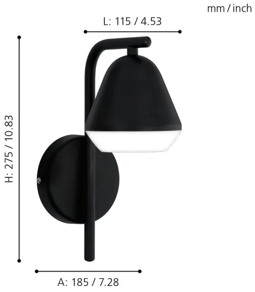 Eglo 99034 - LED Nástěnné svítidlo PALBIETA 1xGU10/3W/230V