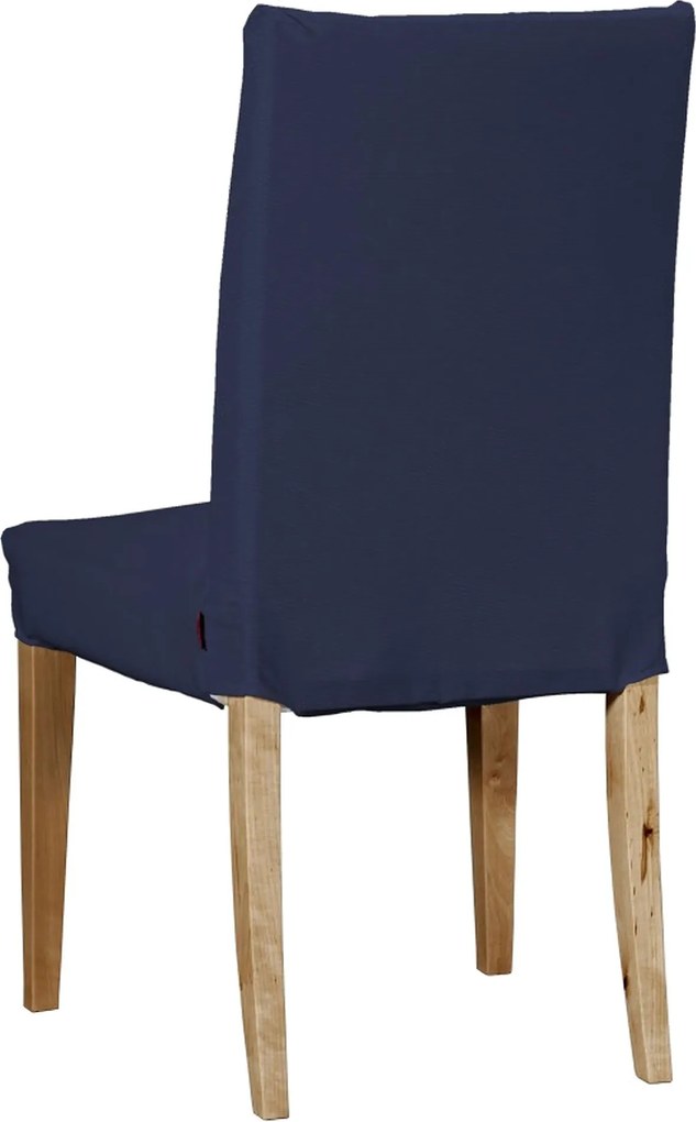 Potah na židli IKEA Henriksdal, krátký barva tmavě modrá