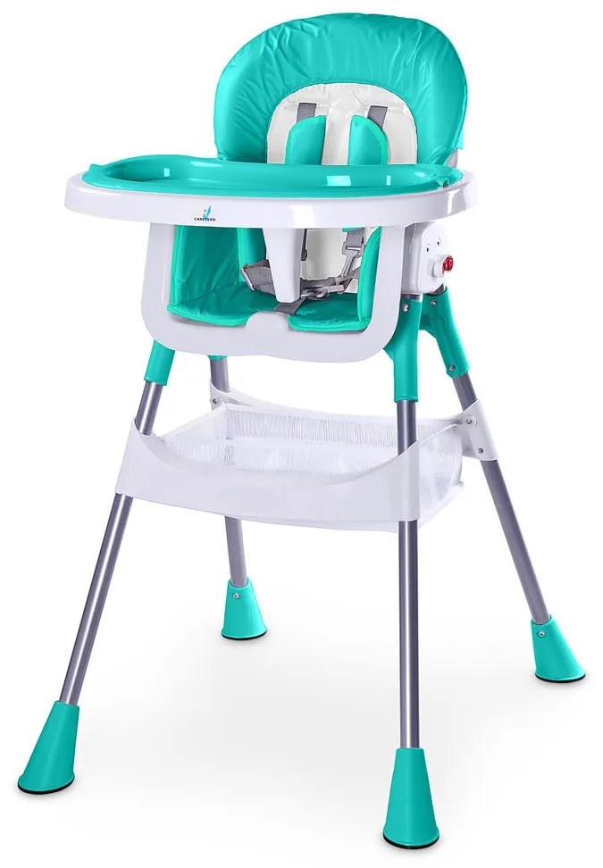 Jídelní židlička CARETERO Pop turquoise