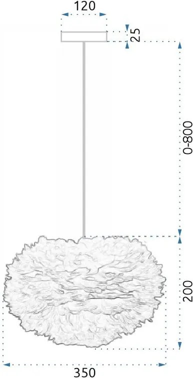 Toolight Toolight, závěsné svítidlo 3xE27 APP335-3CP, bílá, OSW-00429