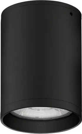 NV 9136178 Venkovní stropní svítidlo DARA černý hliník skleněný difuzor LED 9W 3000K 100-240V 120st. IP54 - NOVA LUCE