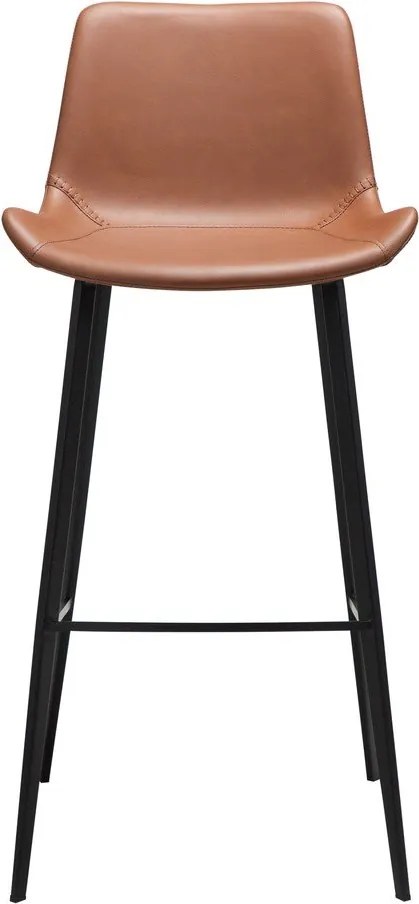 Koňakově hnědá barová židle (výška sedáku 74,5 cm) Hype – DAN-FORM Denmark
