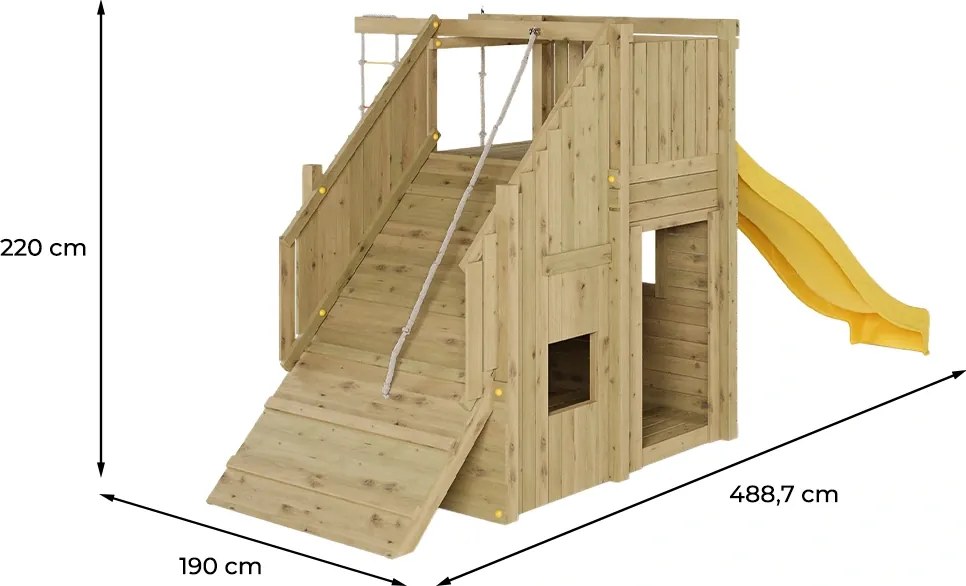Marimex | Dětské hřiště Marimex Play Basic 016 + žlutá skluzavka | 11640674