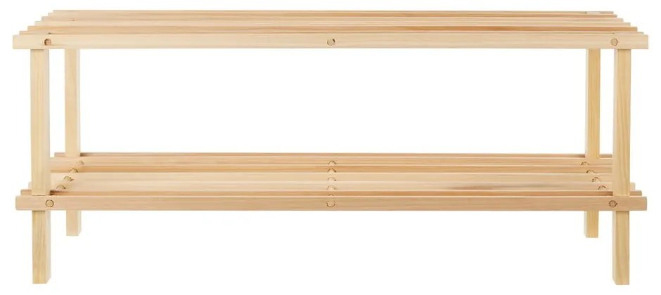 Botník z jedlového dřeva ve světle přírodní barvě 74x30x27 cm Parker – Premier Housewares