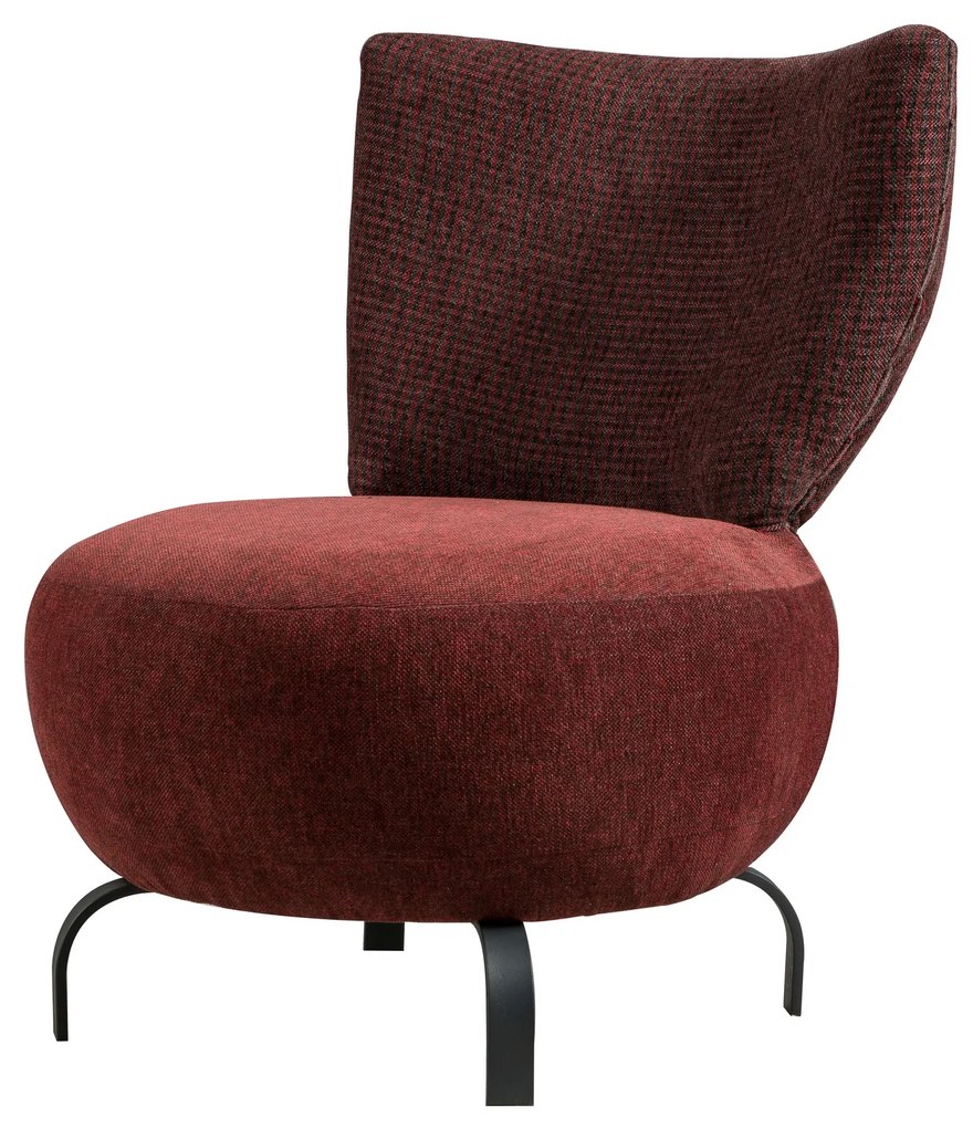 Atelier del Sofa Křeslo Loly - Claret Red, Červená