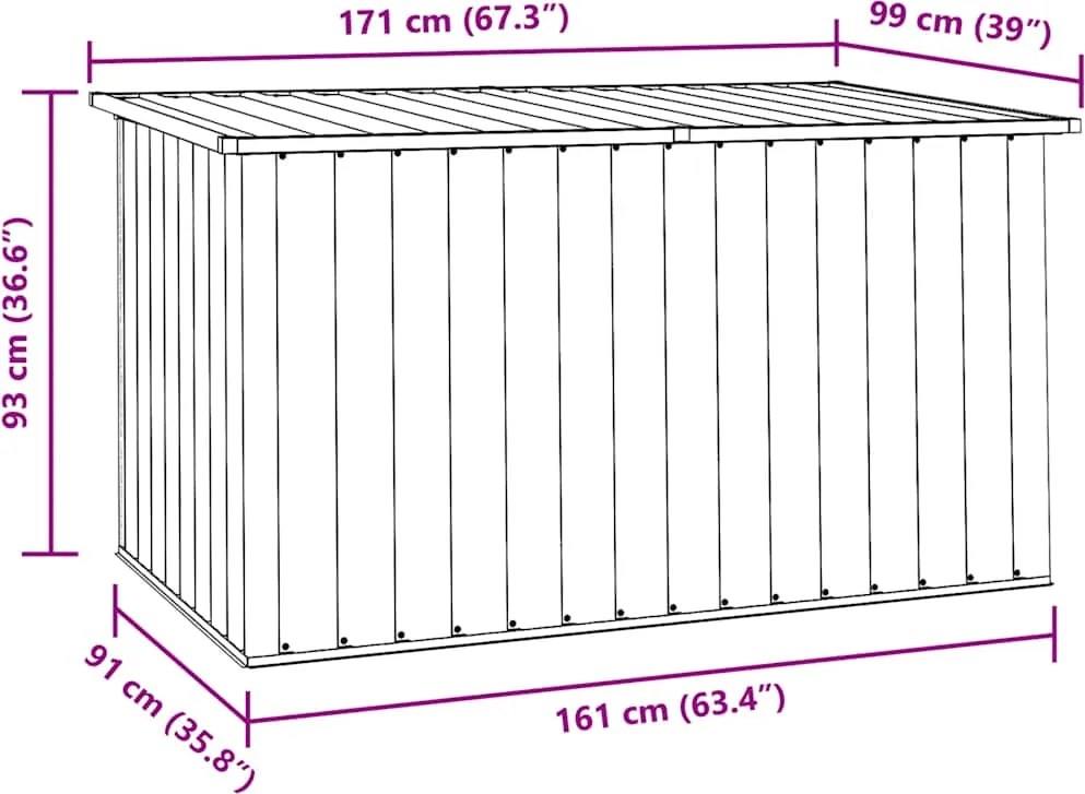 vidaXL Marketos Ručně zatahovací markýza 150 cm žluto-modré pruhy