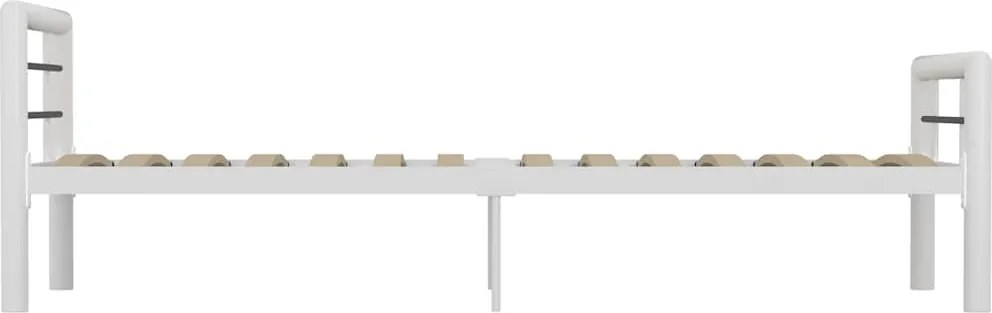 Rám postele bíločerný kov 100 x 200 cm 284545