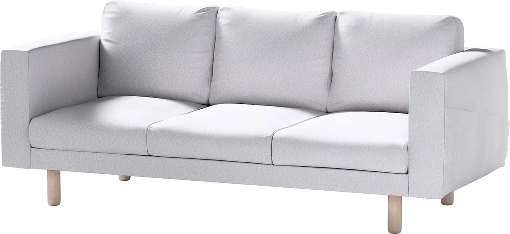 Potah na pohovku IKEA Norsborg 3-místná barva šedá látka pletený vzor