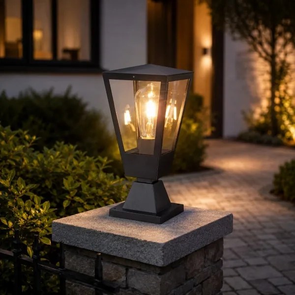 Brilliant - Venkovní lampa WESTDLIFF 1xE27/20W/230V 30,7 cm IP44 antracit