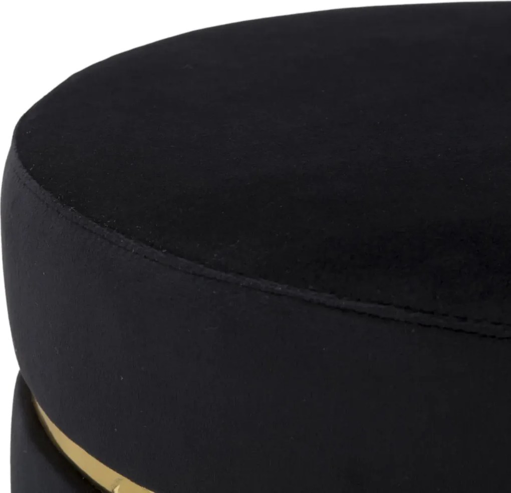 Taburet PARIS 35 cm černý