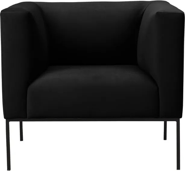 Černé křeslo Windsor & Co Sofas Neptune