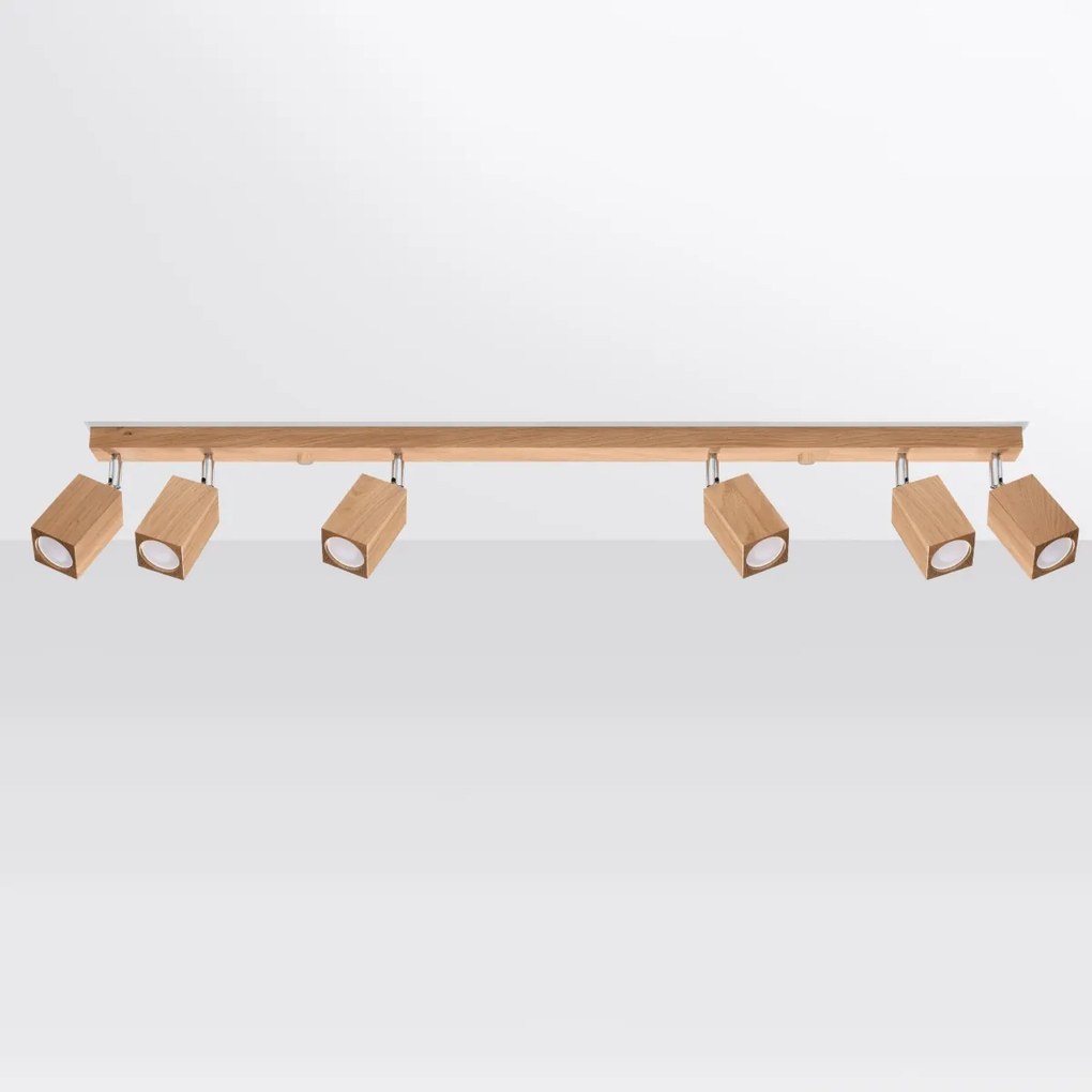 Sollux Lighting Stropní svítidlo KEKE 6 dub