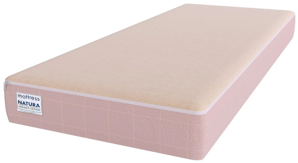 Mattress Natura ECO COTTON MASSAGE 10 H2/H3 190 x 80 cm, snímatelný pratelný potah 100% Organická bavlna Air Space 3D boční strana