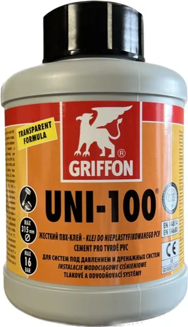 GRIFFON UNI-100 PVC-U lepidlo 500g