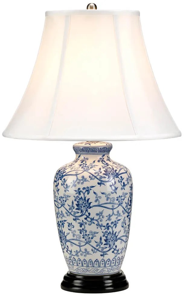 Keramická stolní lampa Elstead BLUE-G-JAR-TL