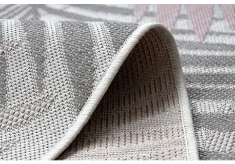 koberec SISAL SION palmové listy, tropický 2837 ploché tkaní ecru / velikost 160x220 cm | krásné koberce cz