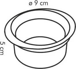 TESCOMA Miska na muffiny GUSTO ø 9 cm, 2 ks