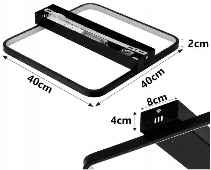 BERGE Stropní LED svítidlo OTTAWA - 40W - CCT