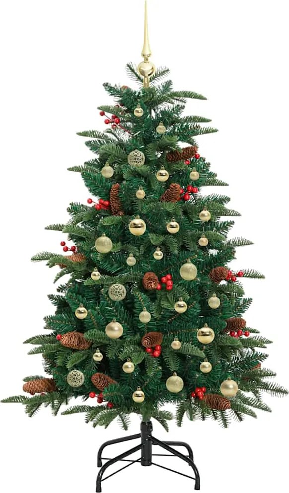 Umělý vánoční stromeček Zelená 150 cm PVC, kov a plast 3395545