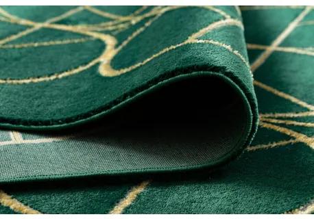 koberec EMERALD výhradní 1010 glamour, stylový kruhovýy lahvově zelená / velikost 120x170 cm | krásné koberce cz