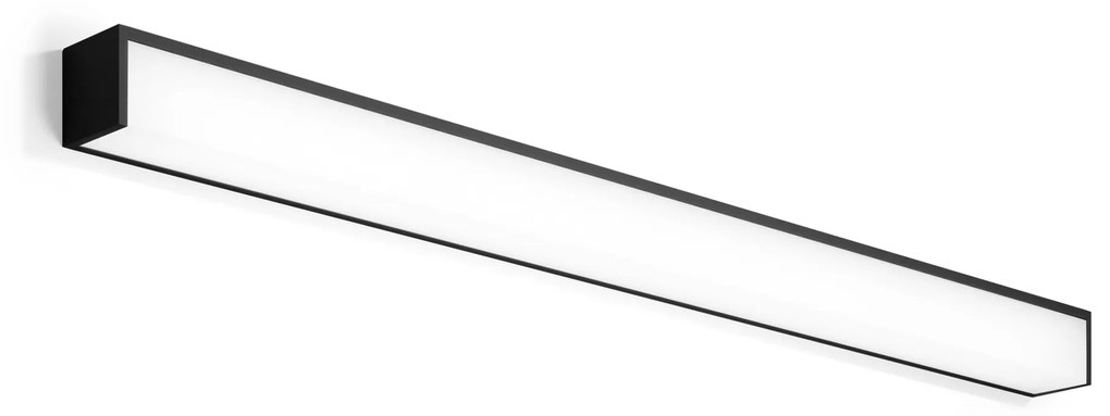 Xal 040-89P3518O Corner 65, černé nástěnné svítidlo, variabilní 10-14-21W LED 3000K, délka 88,8cm, IP20