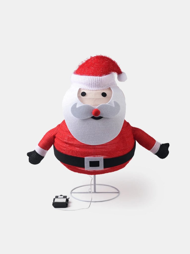Sinsay - Vánoční LED lampička ve tvaru Santa Clause - červená