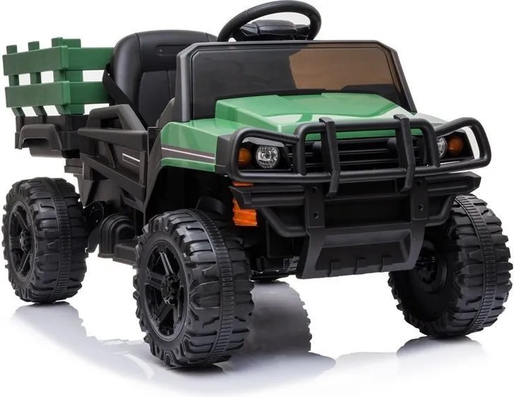 LEAN CARS Bateriové autíčko BDM0926 LED MP3 dálkové zelené