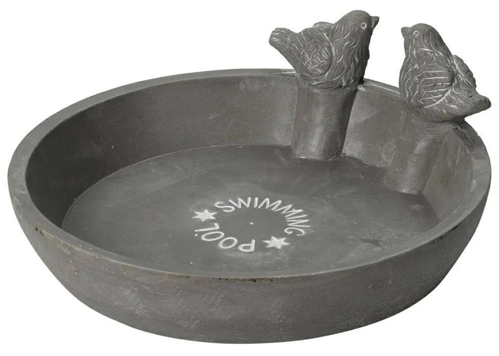 Ptačí pítko SIMIL 23,5 cm šedé