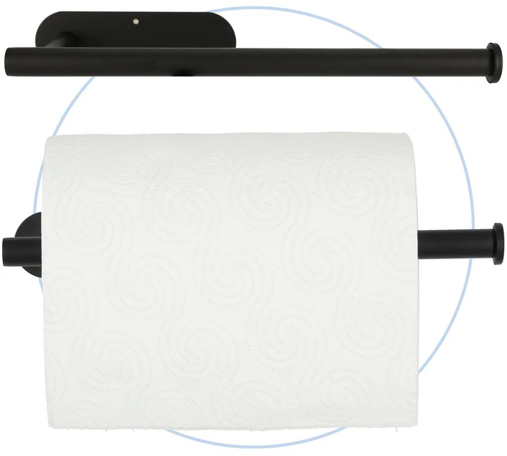 KIK KX4315 Držák toaletního papíru na ručníky černý