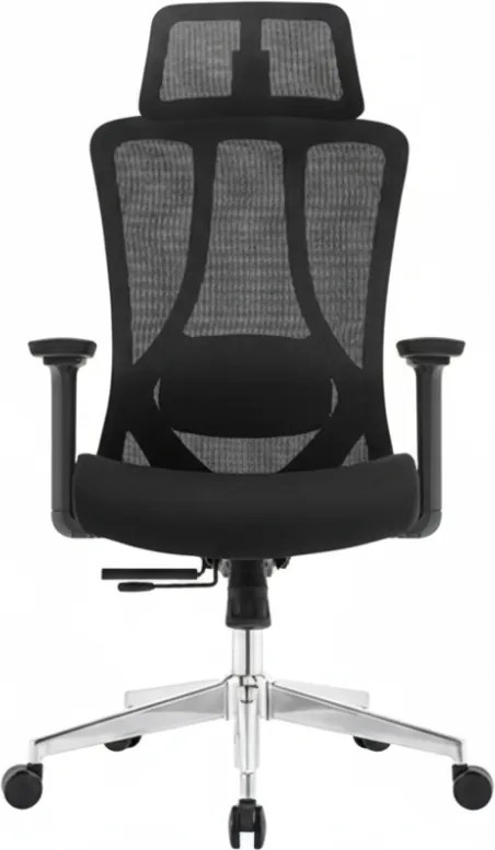 Kancelářská ergonomická židle Neoseat DIBERTI — síť / látka, černá, nosnost 150 kg