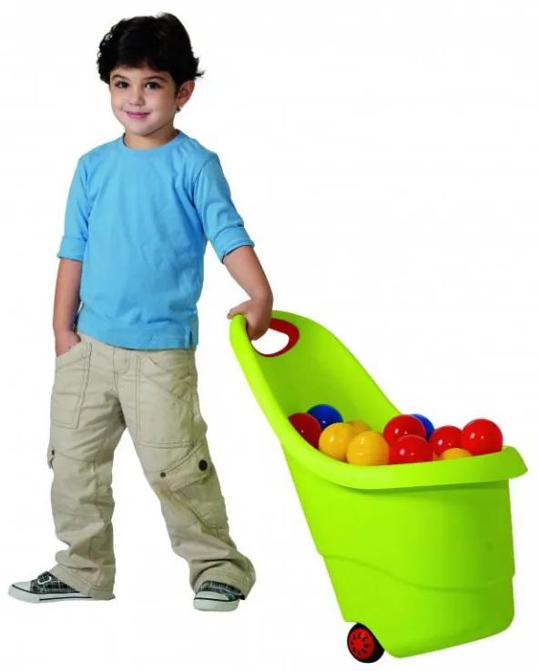 Keter KIDDIES GO 34803 vozíček na hračky - zelený