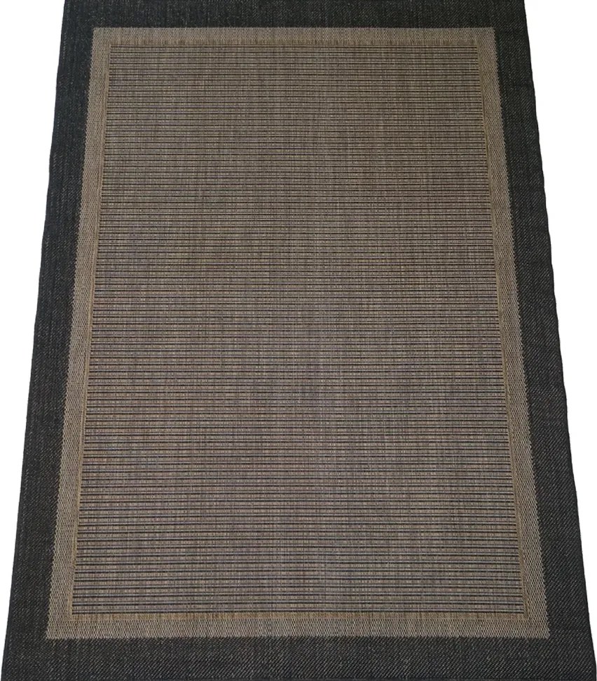 BE Koberec Eqos 0001 BROWN - hnědý obdélníkový Rozměr: 40x60 cm