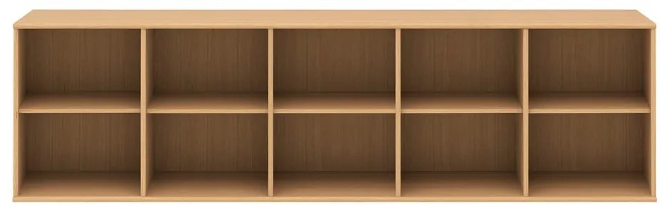 Závěsná knihovna v dekoru dubu v přírodní barvě 220x61 cm Mistral – Hammel Furniture