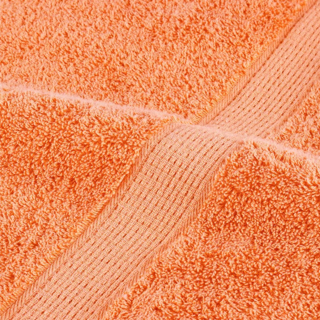 Prémiové osušky SOLUND 10 ks oranžové 100x150 cm 600 g/m² 137385