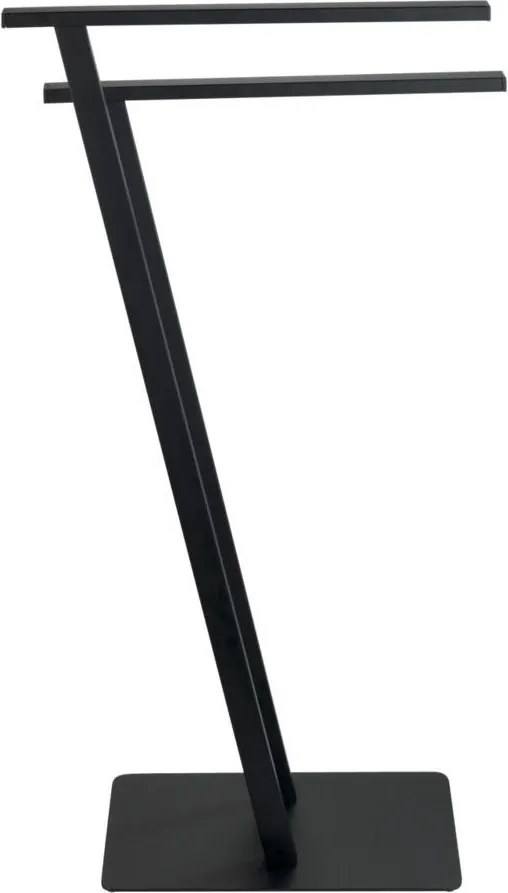 2-ramenný věšák na ručníky LIRIO, černý, WENKO