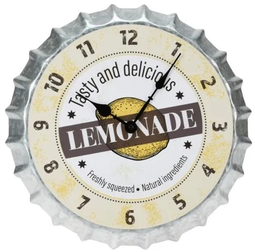 Segnale segnale hodiny nástěnné designové kov 35 cm lemonade ko-y36200690lemo