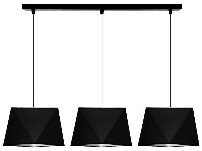 Moderní závěsné osvětlení DIJAMO, 3xE27, 60W, černé Bexlo DIJAMO 0309