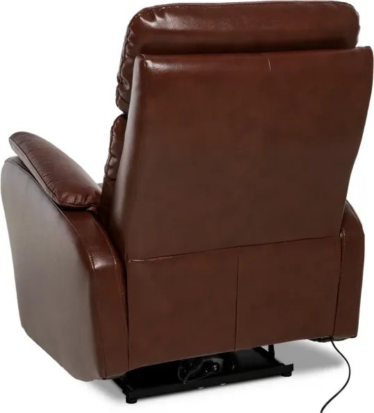 Kožené polohovací křeslo ELEGANT 2, koňak K 2136 (RE Typ 2)