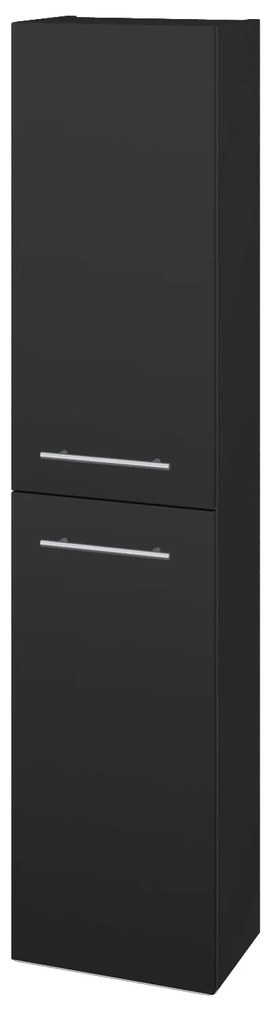 Dřevojas Skříň vysoká DOOR SV1D2 35 Varianta: N03 Graphite / Úchytka T02 / N03 Graphite / Levé