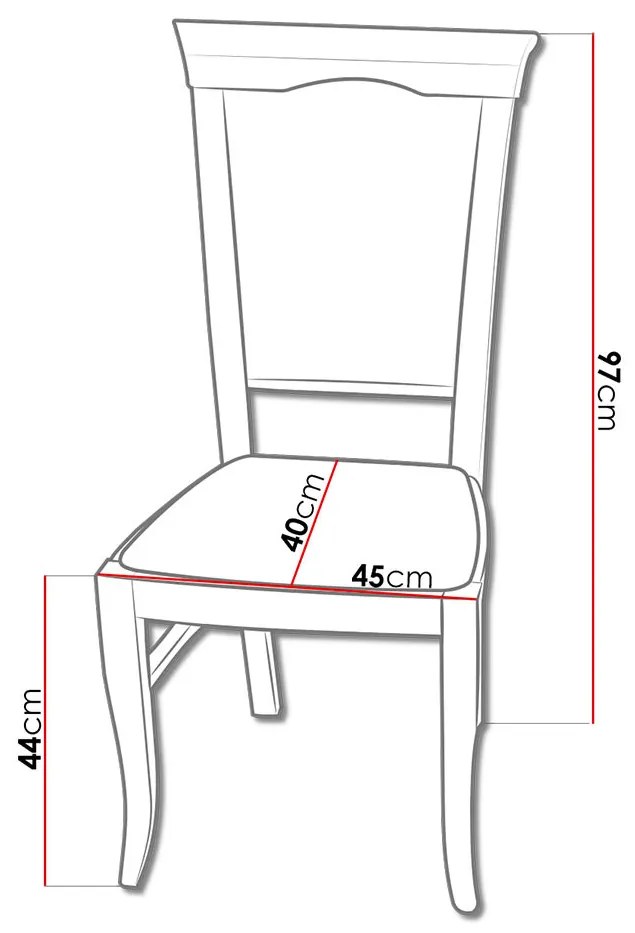 Jídelní set pro 6 osob MOVILE 31 - wenge / šedý 1